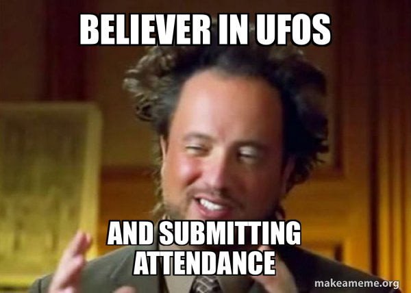 Believer in UFOs And submitting attendance - Ancient Aliens - Crazy ...