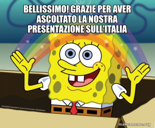 Bellissimo! Grazie per aver ascoltato la nostra presentazione sull ...