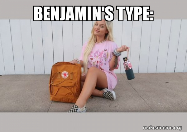 benjamin's type: - VSCO Girl Meme Generator