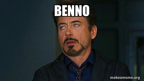 BENNO - Tony Stark Eye Roll Meme Generator
