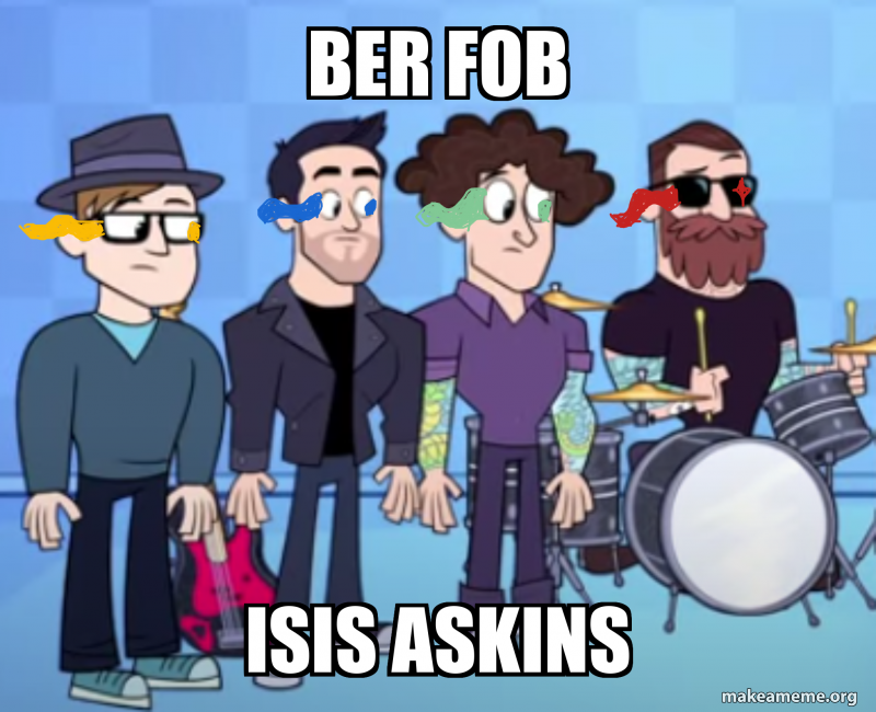 Ber Fob isis askins - art from Google Canva Meme Generator