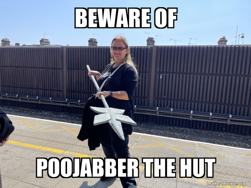 Beware of Poojabber the hut Meme Generator