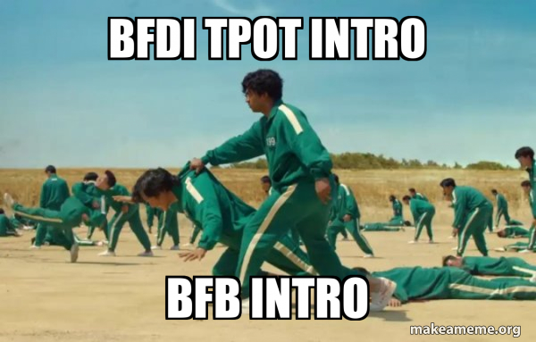BFDI TPOT intro BFB intro - Squid Game Ali Holding Seong Meme Generator