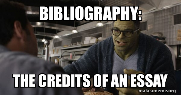 Bibliography Memes
