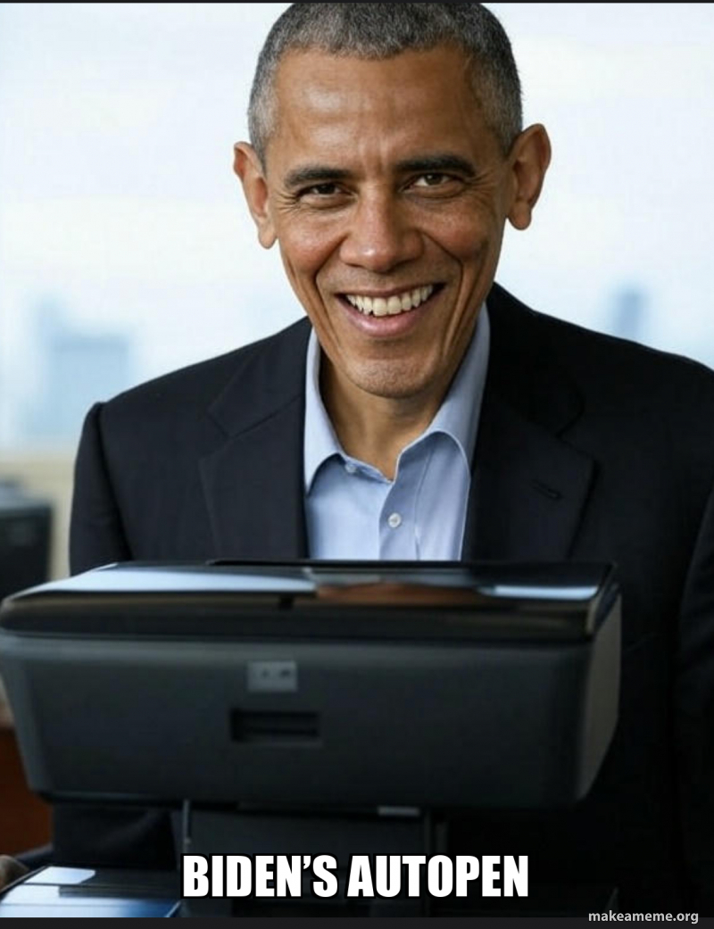 Biden’s autopen Meme Generator