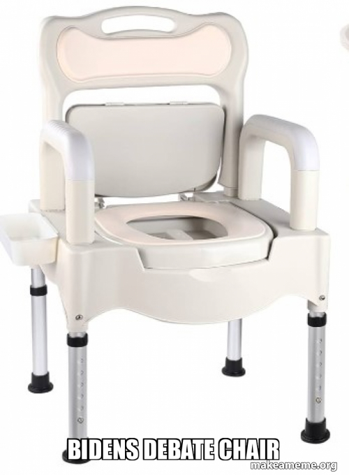 Bidens Debate chair Meme Generator
