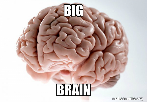BIG BRAIN - Scumbag Brain Meme Generator