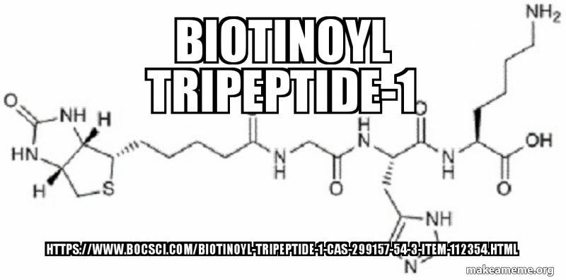 Biotinoyl tripeptide-1 https://www.bocsci.com/biotinoyl-tripeptide-1 ...