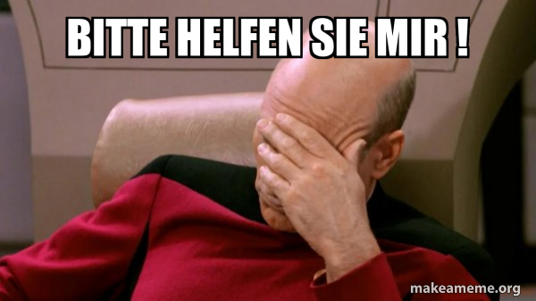Bitte Helfen sie mir ! - Picard Facepalm Meme Generator