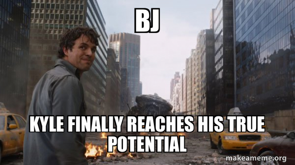BJ Kyle finally reaches his true potential - That's My Secret Meme ...