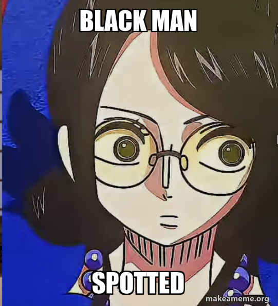 Black man Spotted Meme Generator