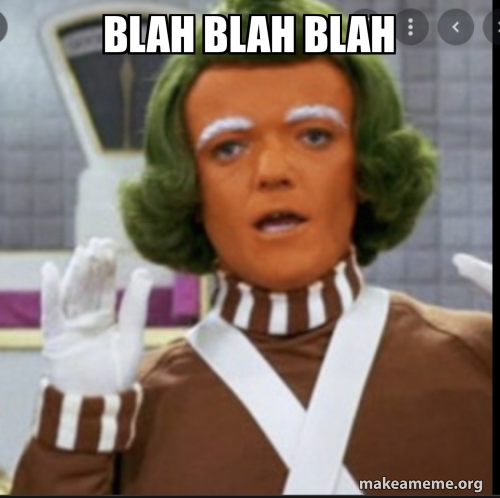 BLAH BLAH BLAH Meme Generator