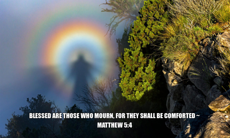 Blessed are those who mourn, for they shall be comforted ~ matthew 5:4 ...