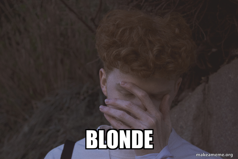 BLONDE Meme Generator