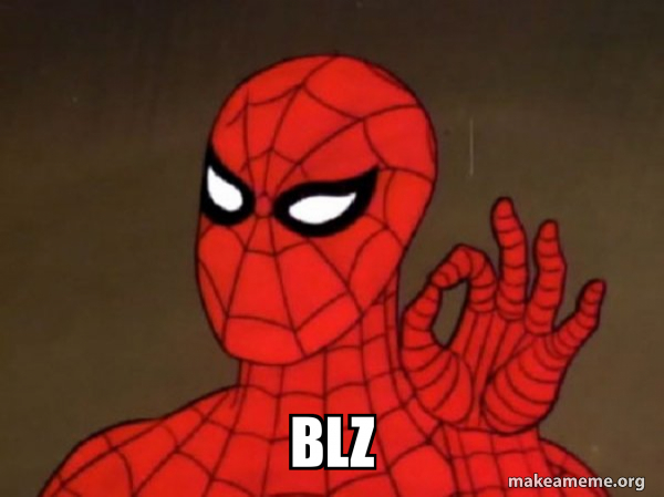 blz - Spiderman - Care factor Zero Meme Generator