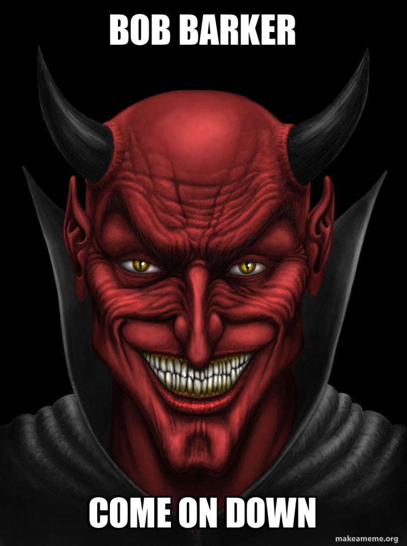 BOB BARKER COME ON DOWN Meme Generator