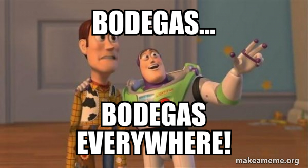 Bodegas... Bodegas everywhere! - Buzz and Woody (Toy Story) Meme Meme ...