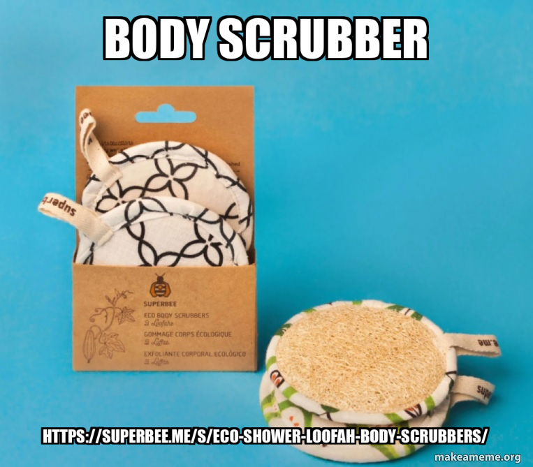 Body Scrubber https://superbee.me/s/eco-shower-loofah-body-scrubbers ...