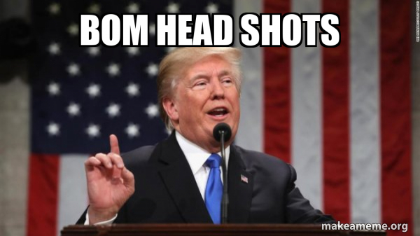 bom head shots - Donald Trump Meme Generator
