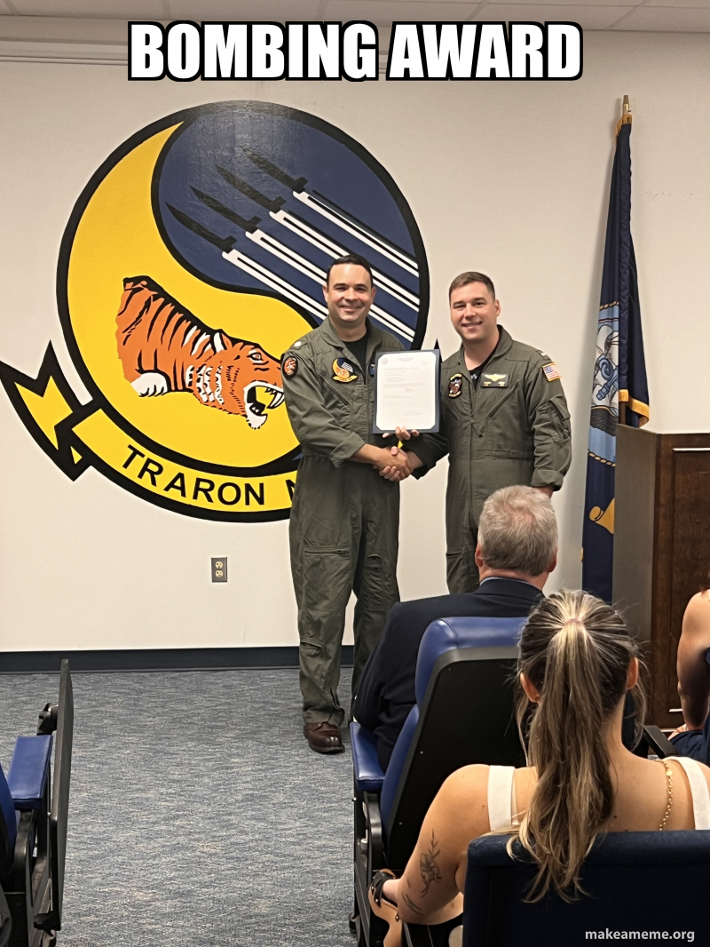 bombing Award Meme Generator