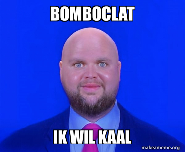 BOMBOCLAT IK WIL KAAL - Bald J.D. Vance Meme Generator