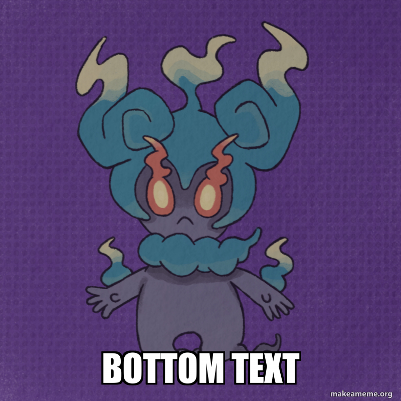 bottom text Meme Generator