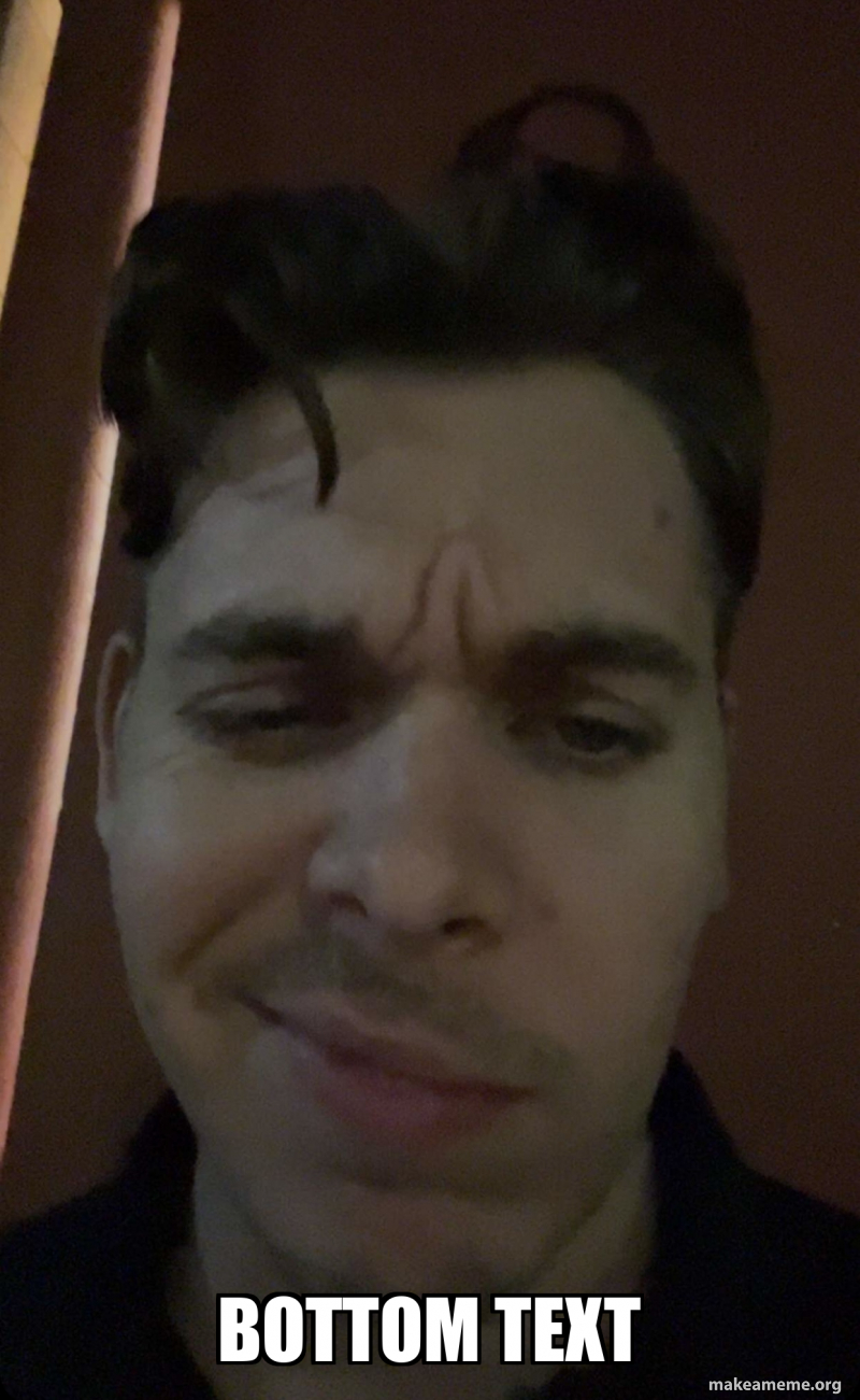 Bottom text Meme Generator
