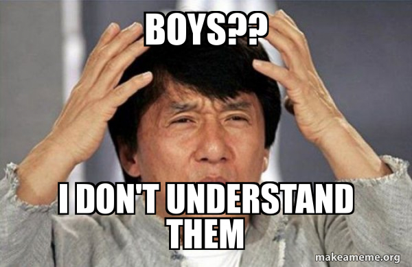 Boys?? I don't understand them - Jackie Chan Why? Meme Generator