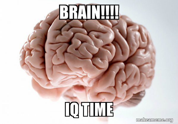 BRAIN!!!! IQ TIME - Scumbag Brain Meme Generator