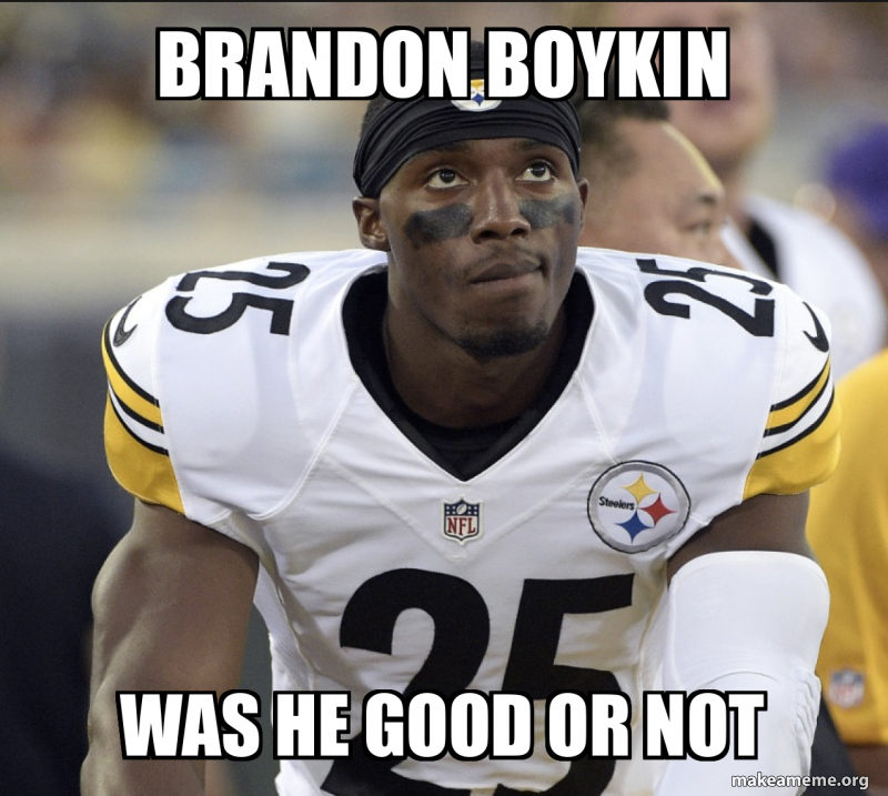 brandon boykin was he good or not Meme Generator