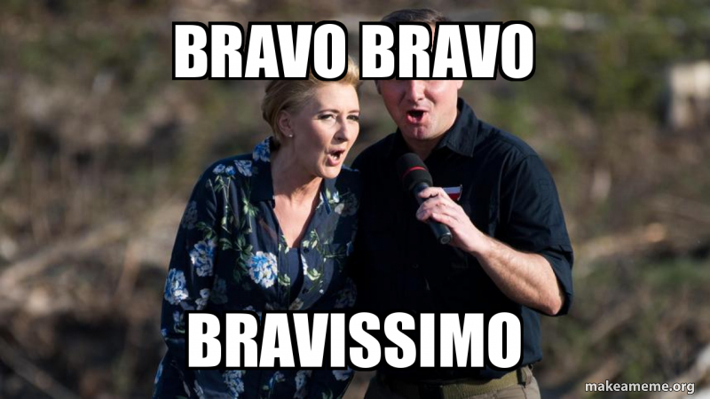 Bravo Bravo Bravissimo Meme Generator