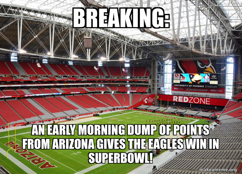BREAKING: AN Early Morning Dump of Points From Arizona Gives the Eagles ...