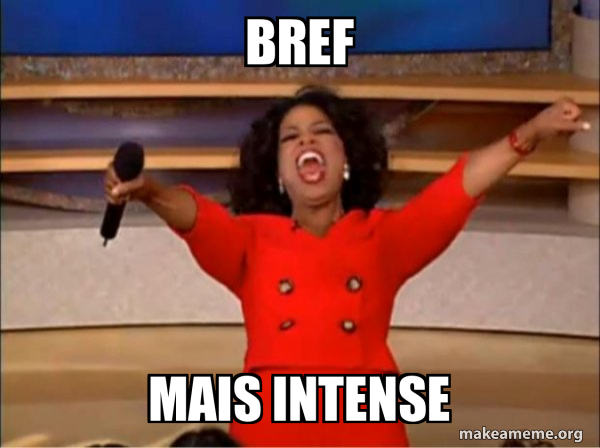 BREF MAIS INTENSE - Oprah Winfrey - You Get a Car Meme Generator