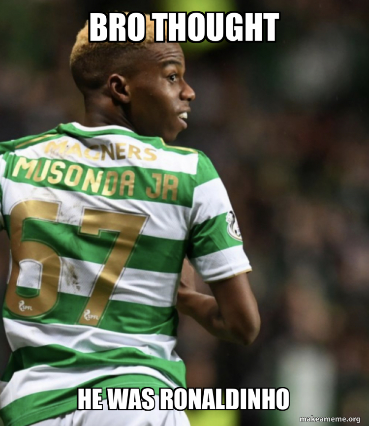 Bro thought He was ronaldinho Meme Generator