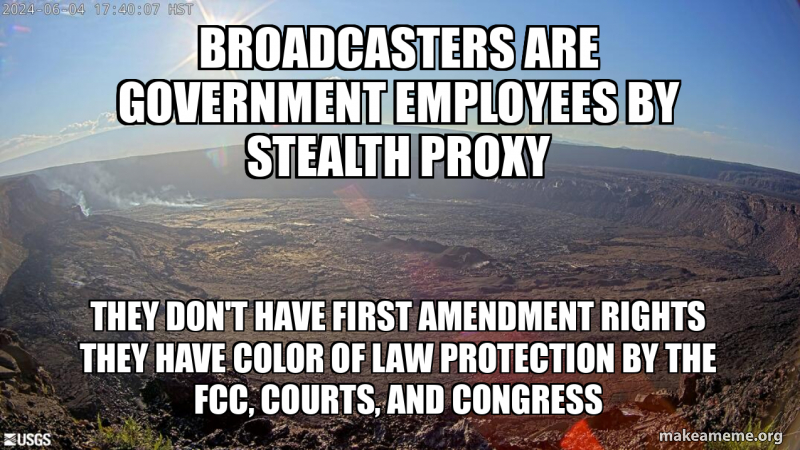 broadcasters are government employees by stealth proxy they don't have ...
