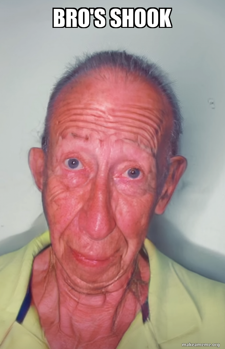 Bro's Shook Meme Generator