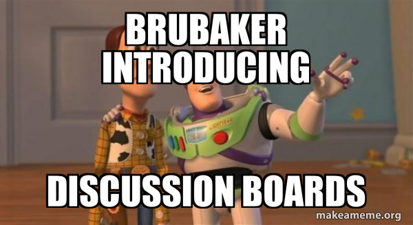 Brubaker Introducing Discussion Boards - Buzz and Woody (Toy Story ...