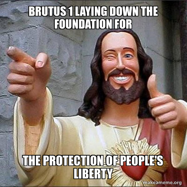 Brutus 1 laying down the foundation for The protection of people's ...