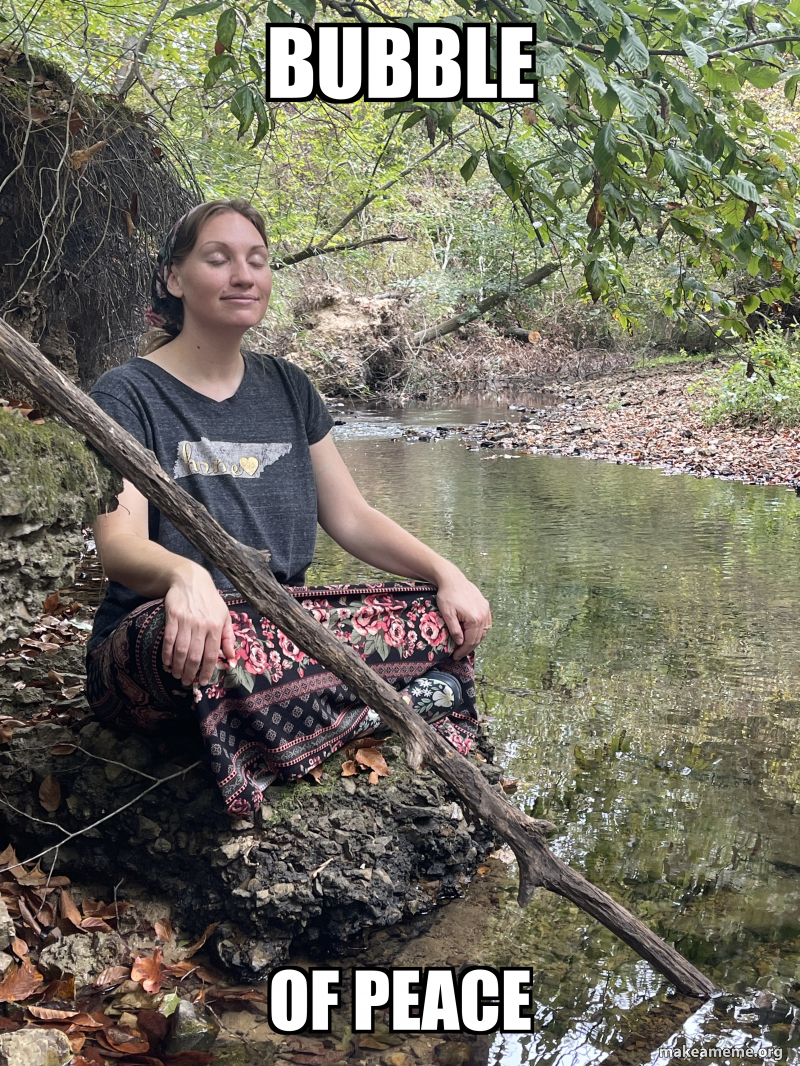 Bubble Of peace Meme Generator