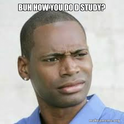 BUh HOW YOU DO d STUDY? Meme Generator