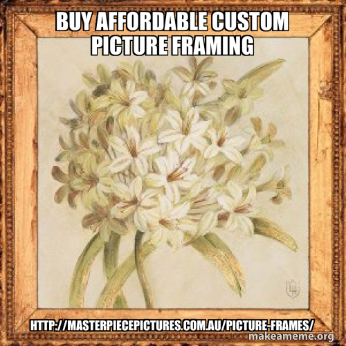 Buy Affordable Custom Picture Framing http://masterpiecepictures.com.au ...