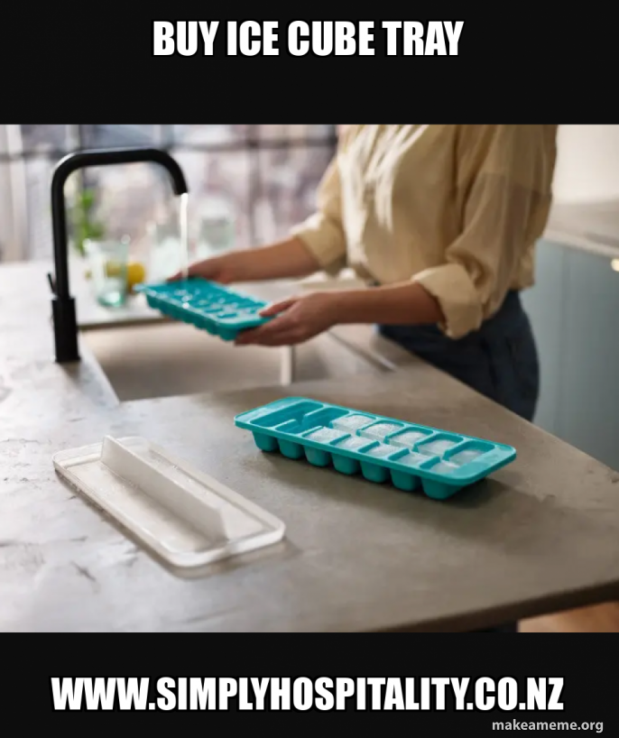 BUY ICE CUBE TRAY WWW.SIMPLYHOSPITALITY.CO.NZ - BUY ICE CUBE TRAY Meme ...