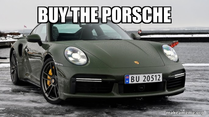 buy the porsche Meme Generator
