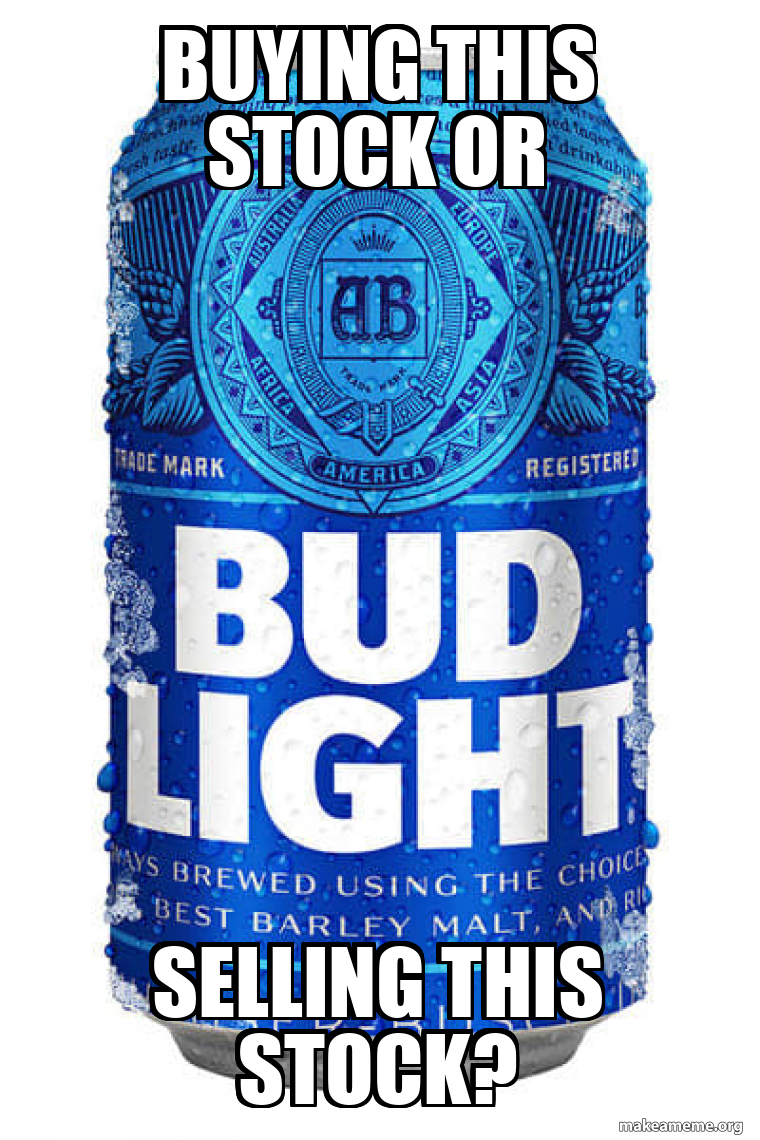 buying this stock or selling this stock? Meme Generator