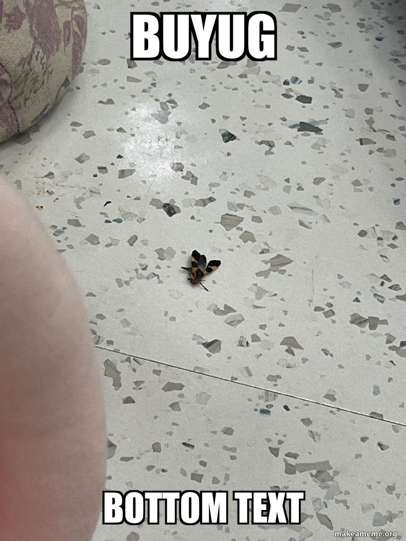 BUYUG bottom text - Trump Tic Tac Meme Generator