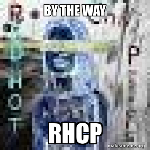 BY THE WAY RHCP Meme Generator