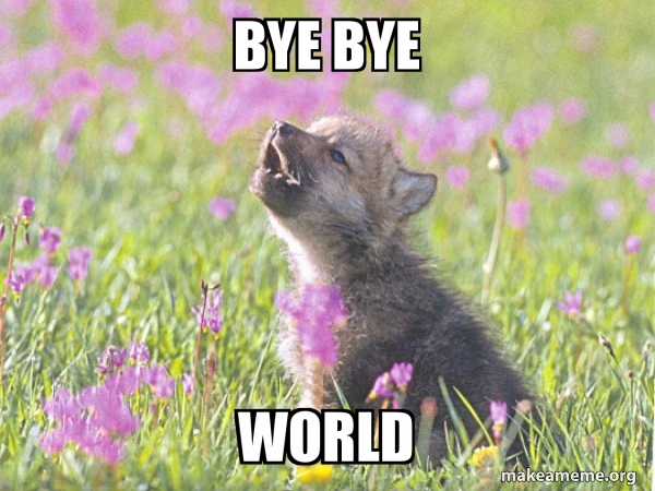 Bye World Memes