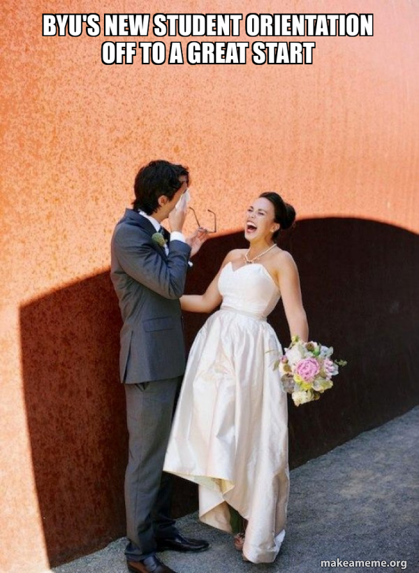 BYU's New Student Orientation off to a great start - Condescending Wife ...