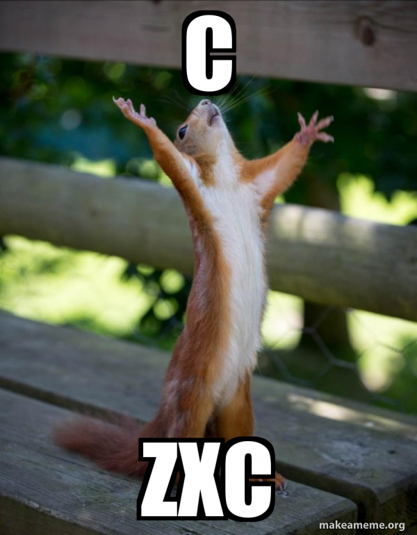 c zxc - Happy Squirrel Meme Generator