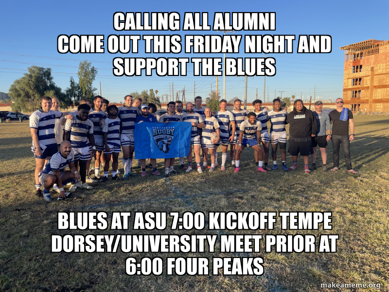 Calling all alumni Come out this friday night and support the blues ...